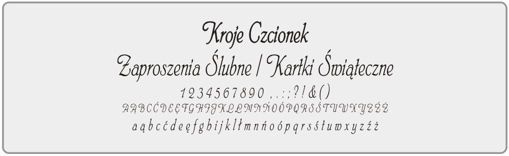 KROJE CZCIONEK : CZCIONKA 72